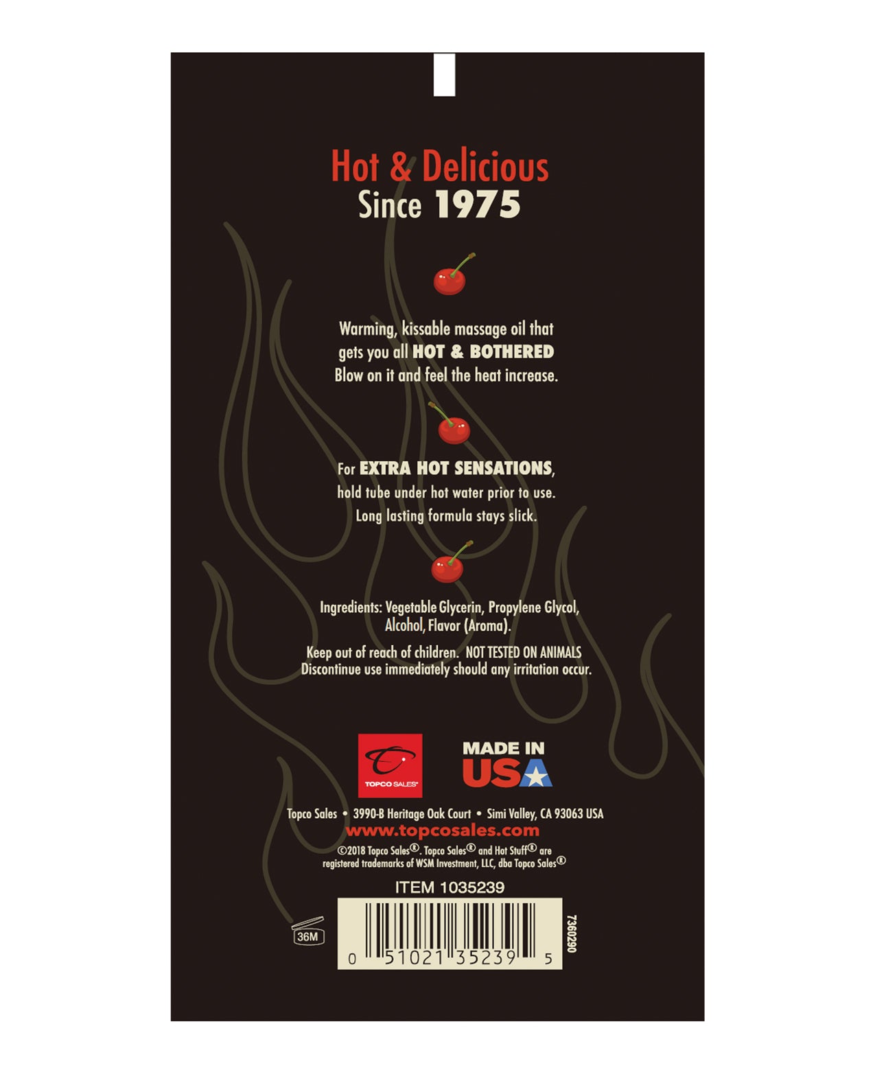 Hot Stuff Oil - 6 oz Cherry – Nefarious By Design