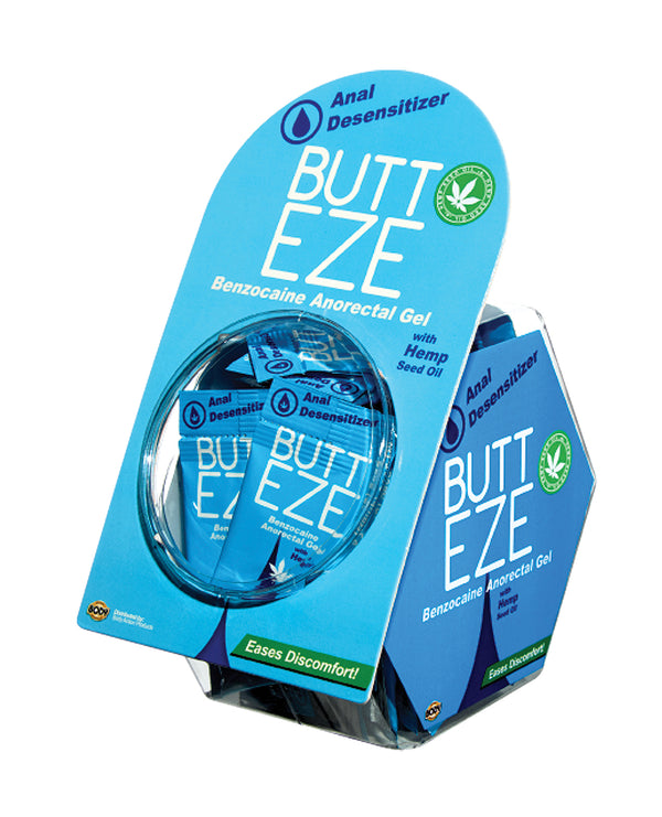 Butt Eze Desensitizing Lubricant w/Hemp Seed Oil Sample Packet - Bowl ...