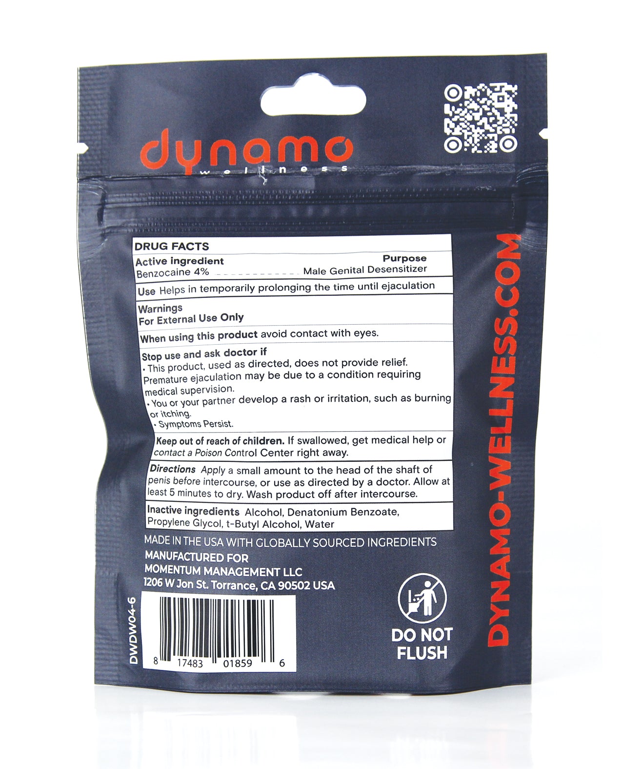 Dynamo Wellness Delay Wipe 4% - 6 Pack – Nefarious By Design