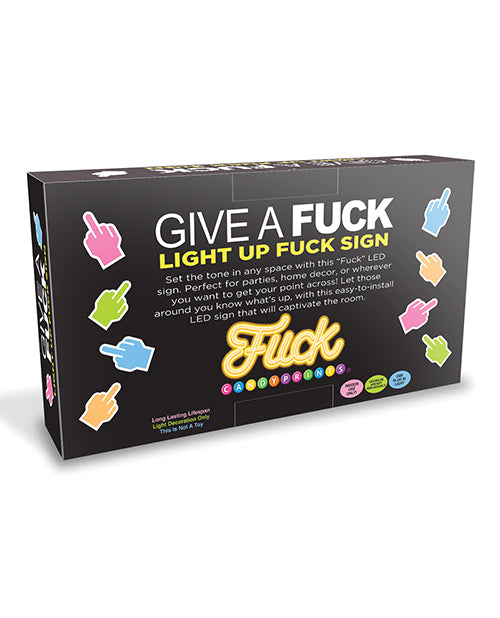 Fuck Neon Light Up Sign – Nefarious By Design