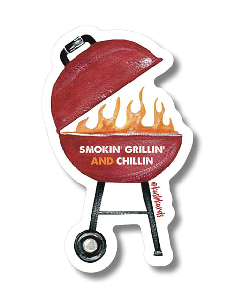 Grillin Chillin Sticker - Pack of 3 – Nefarious By Design