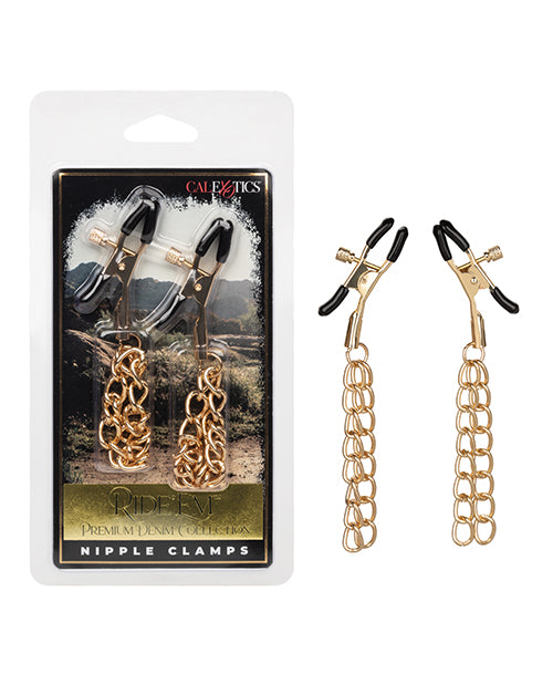 Ride 'Em Premium Denim Collection Nipple Clamps – Nefarious By Design