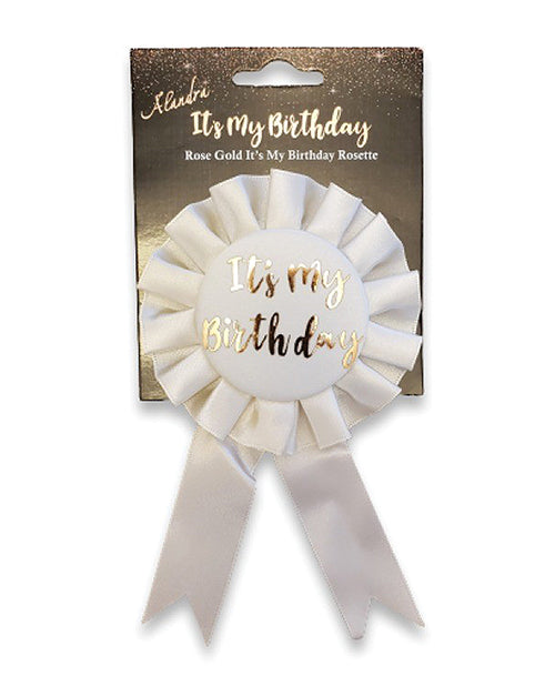 It's My Birthday Badge - Rose Gold – Nefarious By Design