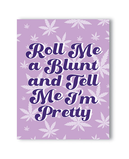 Roll Me A Blunt 420 Greeting Card – Nefarious By Design