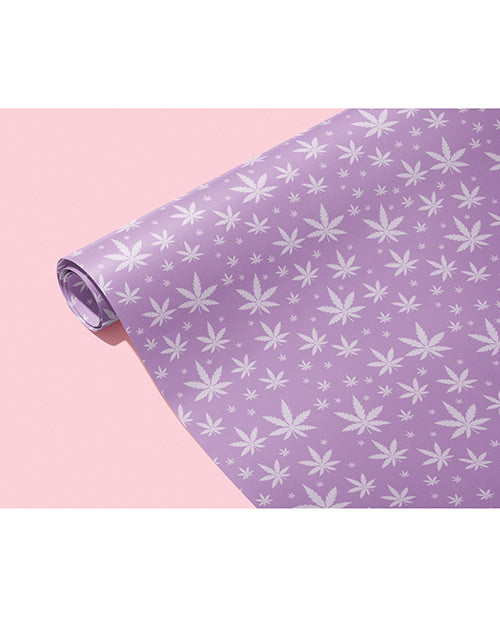 Purple Pot Leaf Wrapping Paper – Nefarious By Design