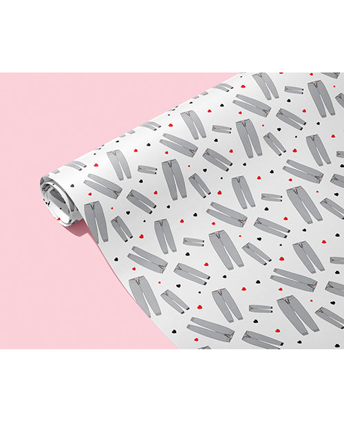Grey Sweatpants Naughty Wrapping Paper – Nefarious By Design
